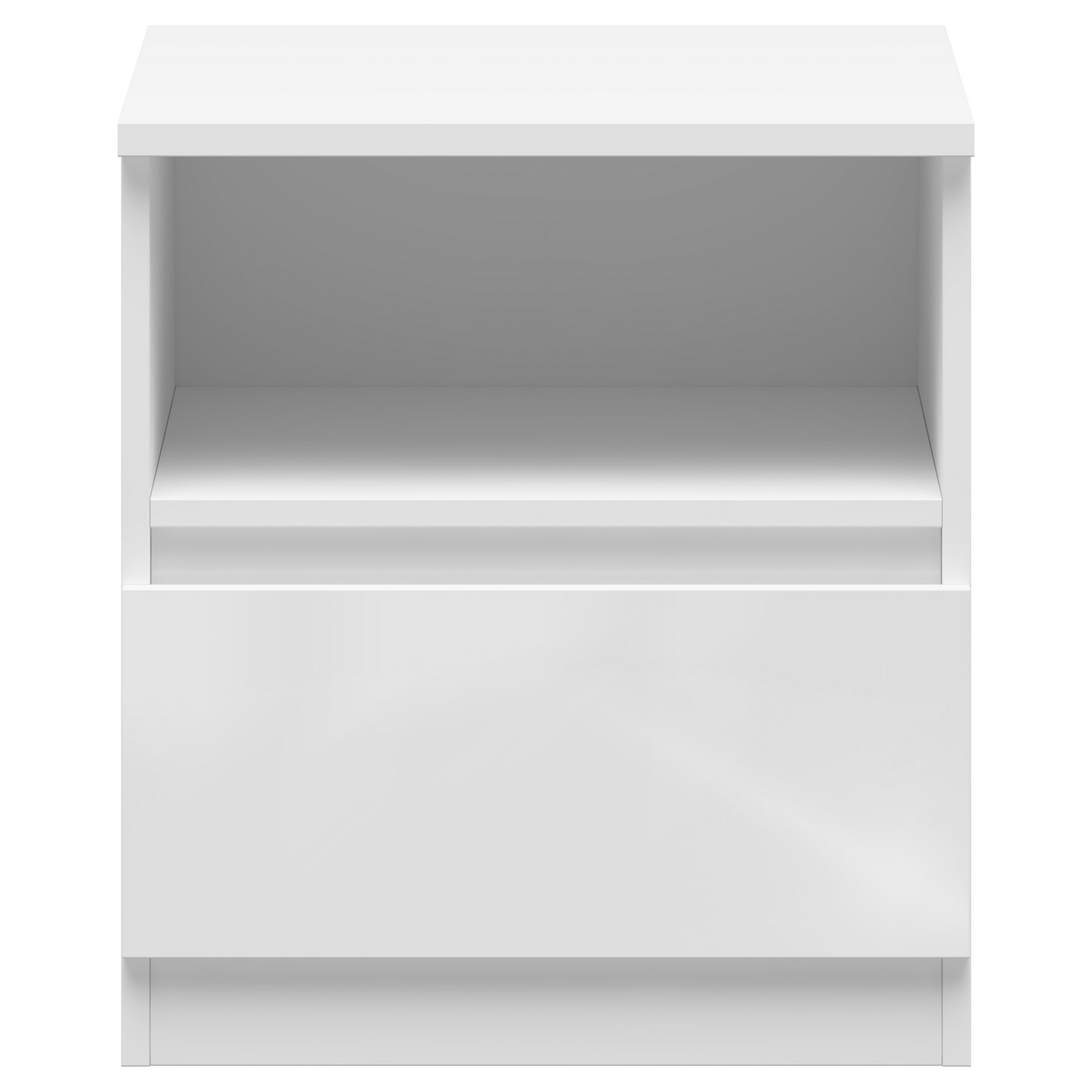 Noptiera Tetrix KOM1S -AL (alb lucios) - Black Red White