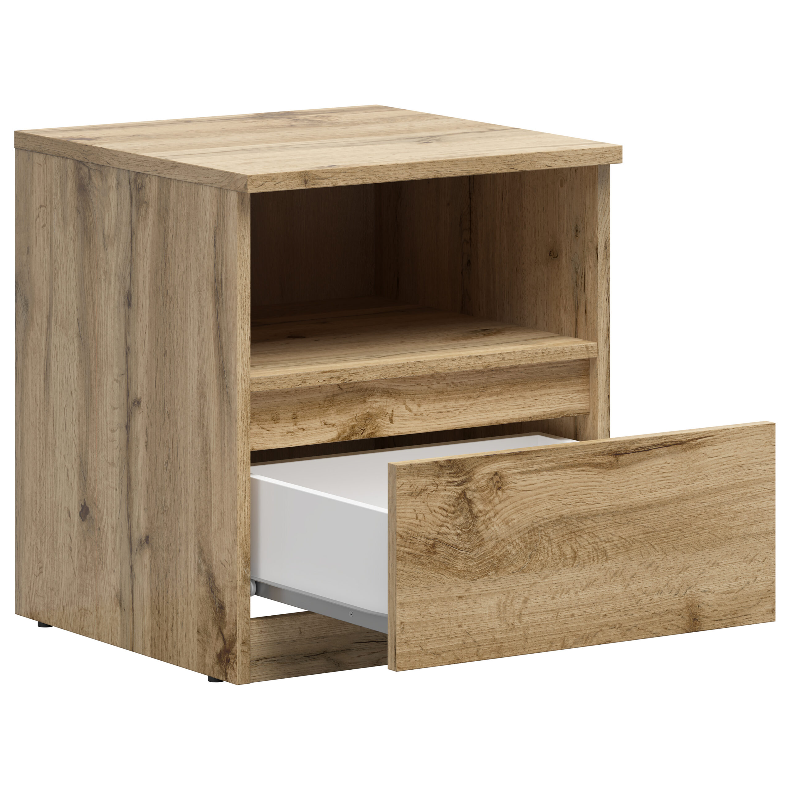 Noptiera Tetrix KOM1S -W (stejar wotan) - Black Red White