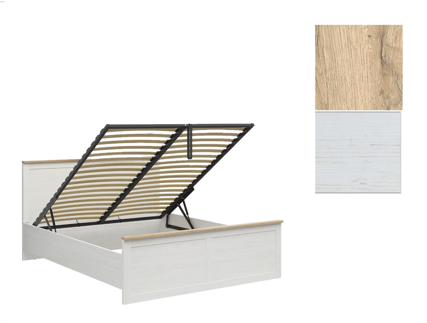 Pat Loksa LOZ/180/B (pin Andersen alb/stejar grandson) - Black Red White